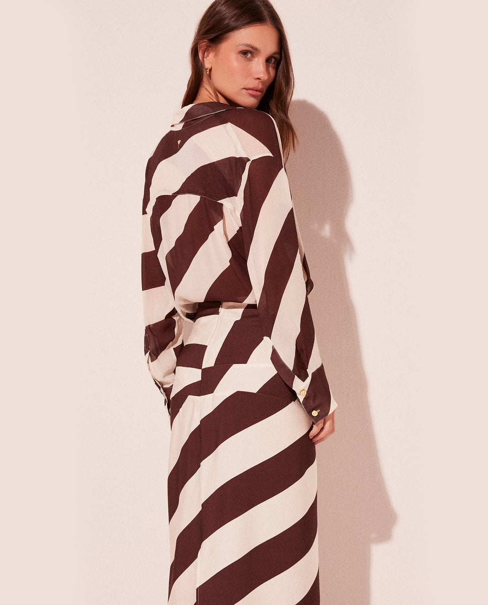 AGUA DE COCO Rustic Stripes Shirt | MELIE